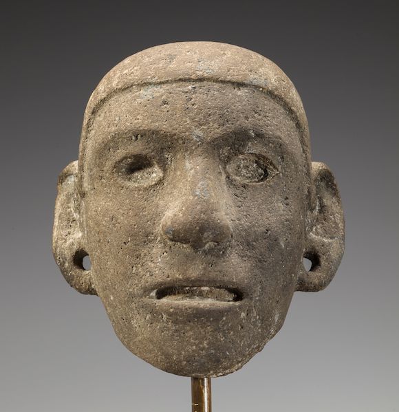 Bonhams : Aztec Head of a Young Man, ca. A.D. 1470-1521