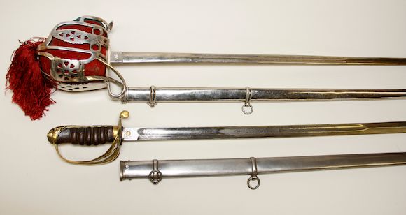 Bonhams : A lot of two reproduction British military swords