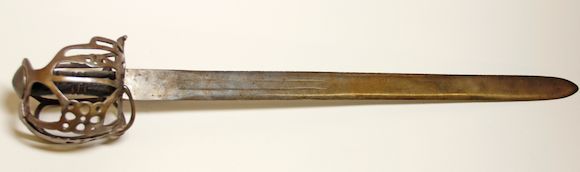 Bonhams : A baskethilted broadsword in early 18th century style