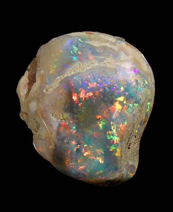 Bonhams : Opal Clam Shell