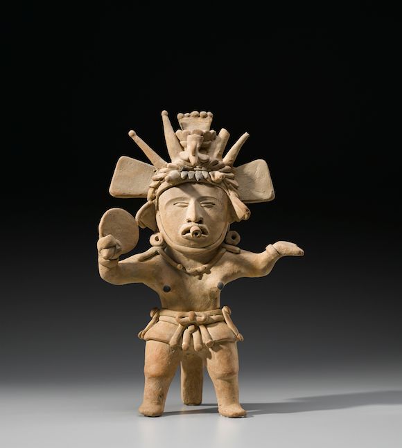 Bonhams : Veracruz Standing, Remojadas, Late Classic, ca. A.D. 600-900