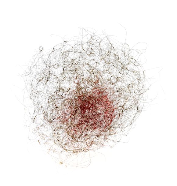 Bonhams : ALAN SARET (b. 1944) Infinity Cluster (Red & Silver), circa 1980