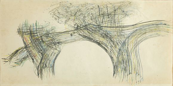 Bonhams : ALAN SARET (b. 1944) Gang Drawing, 1967