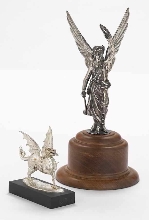 Bonhams : Two English sterling silver figures London, late 19th - early ...