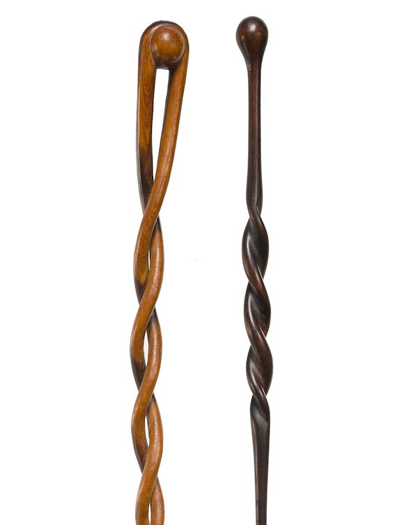 Bonhams : Two Zulu Prestige Staffs, South Africa