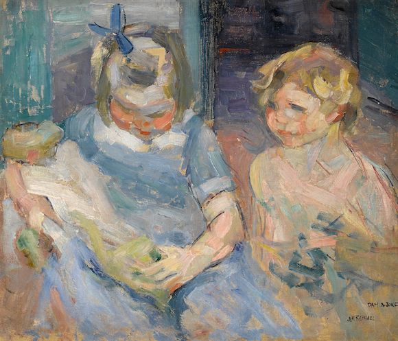 Bonhams : Joseph Raphael (American, 1869-1950) Portrait of Dany and ...