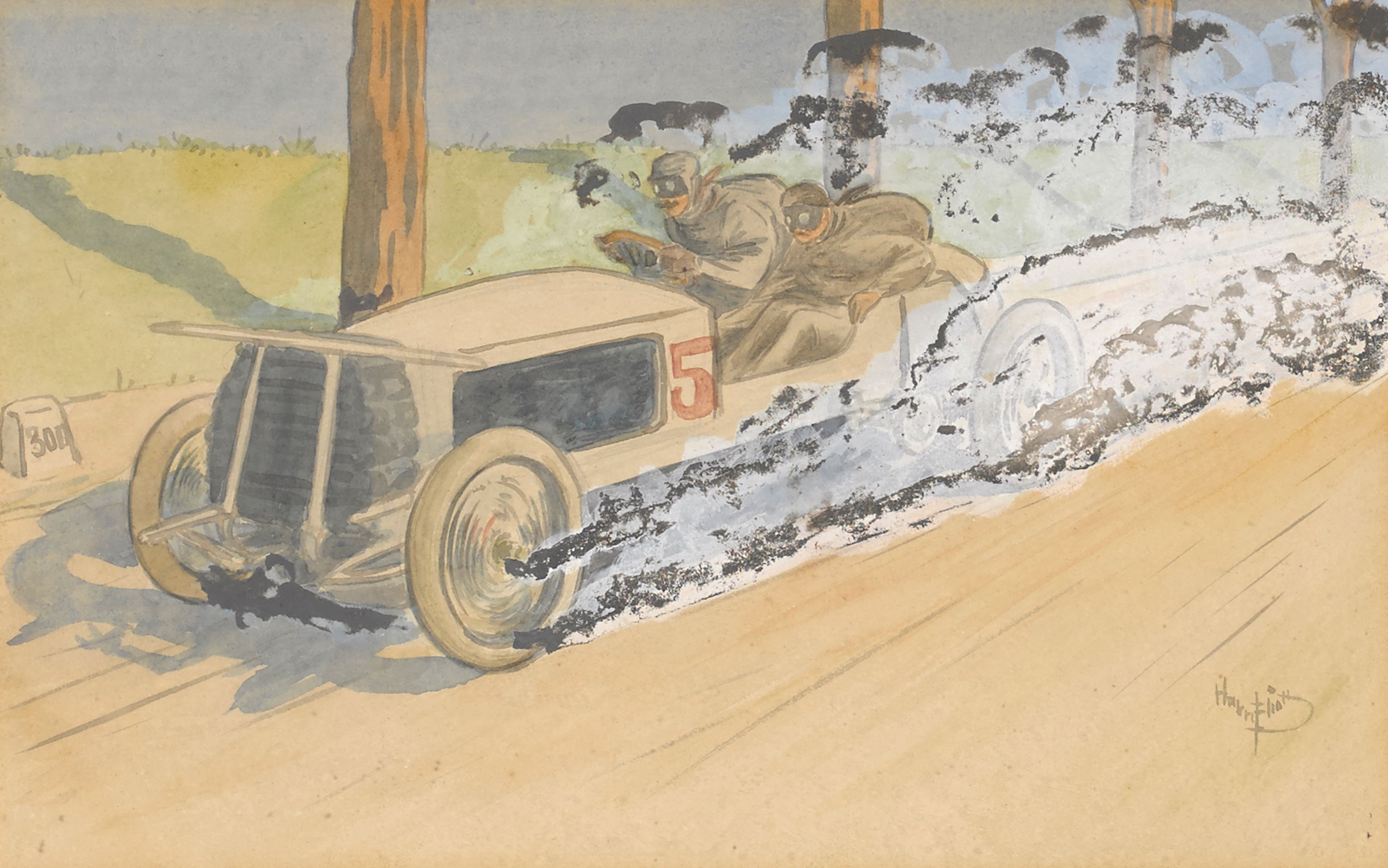 Bonhams Cars : Harry Elliot: "Cars of Death #5", England, circa 1903 ...