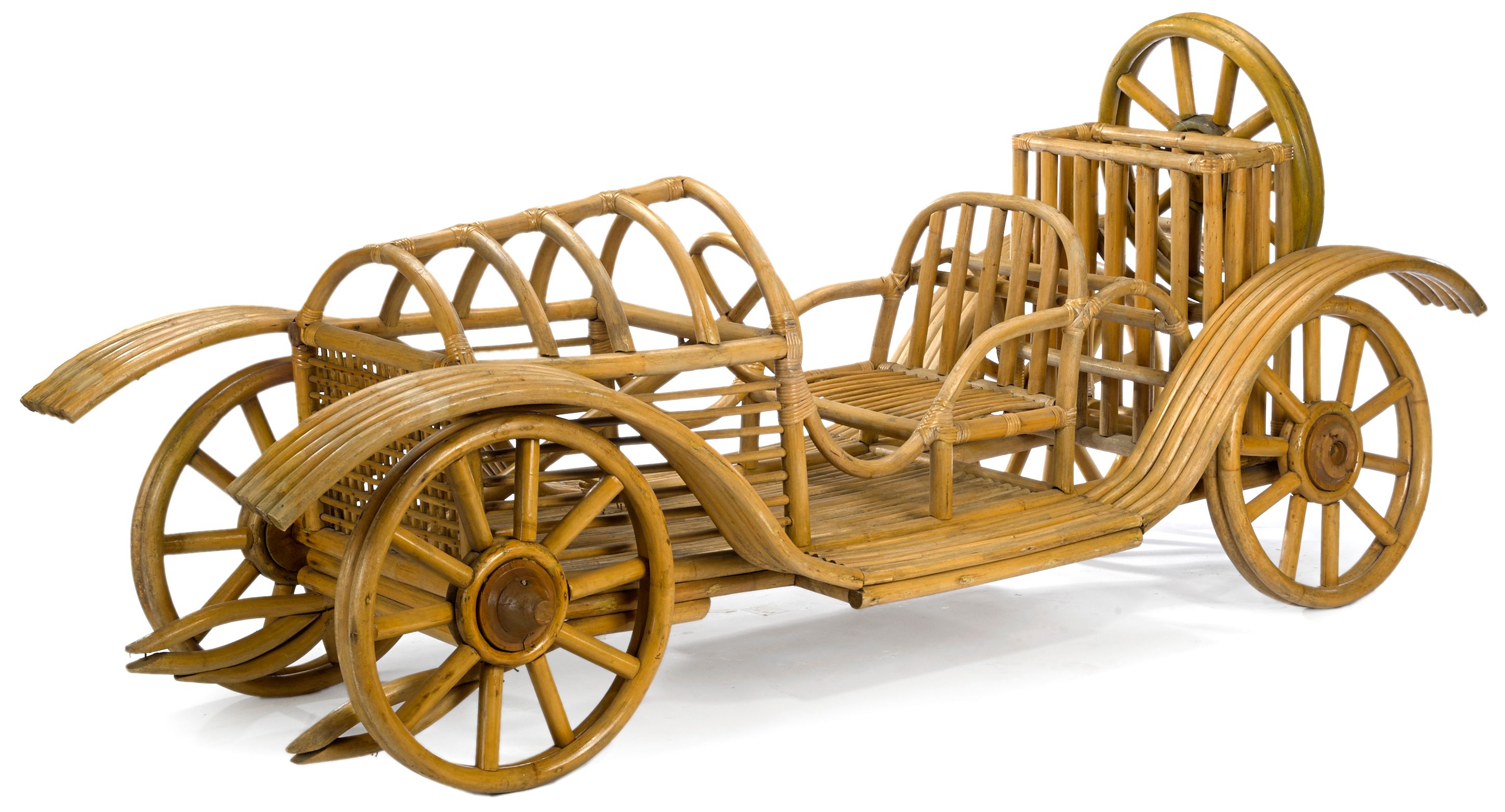 Bonhams Cars : A large Rattan open seat car display, circa 1925 ...