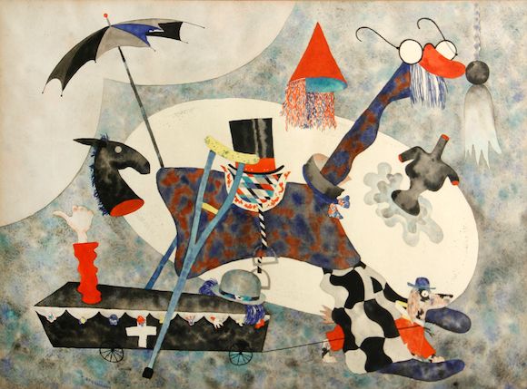 Bonhams : Franz Walter Bergmann (American, 1898-1970) Surrealist ...