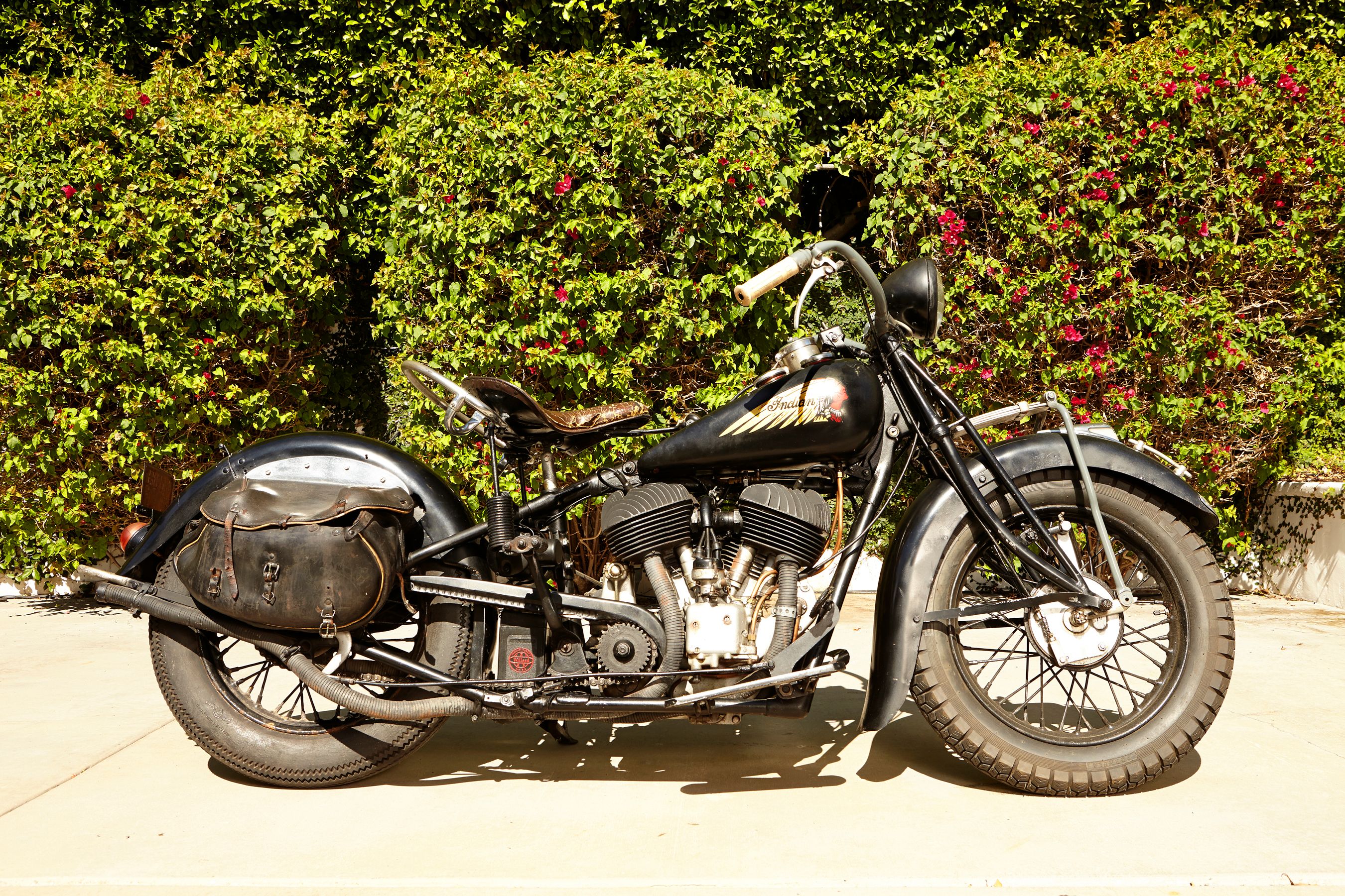Bonhams Cars : The ex-Steve McQueen,1936 Indian Chief Engine no. CDG9511