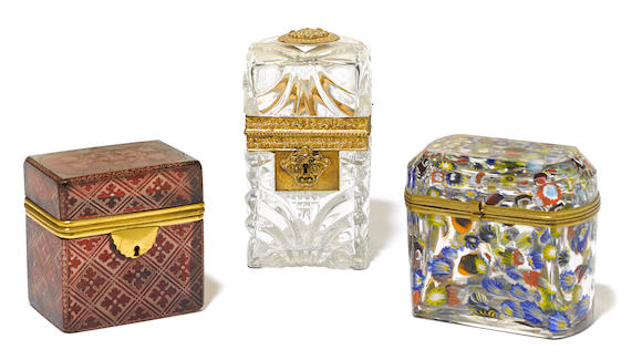 Bonhams A Group Of Three Continental Gilt Metal Mounted Glass Table