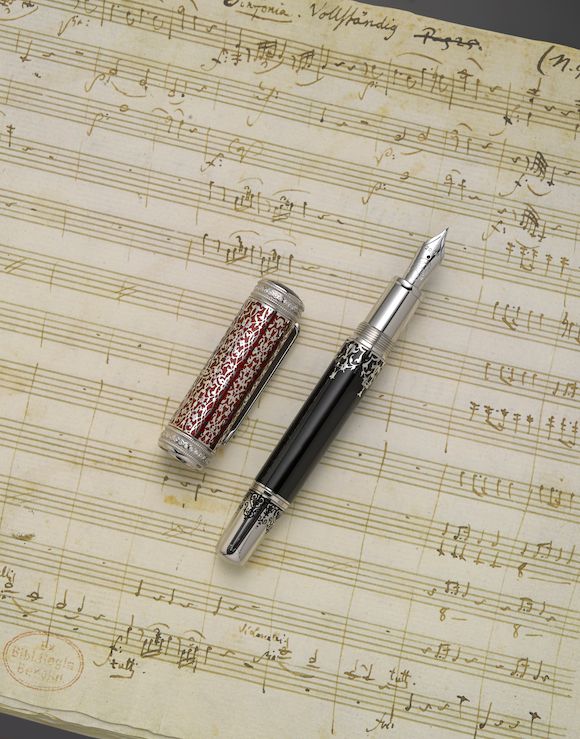 Bonhams : MONTBLANC: Wolfgang Amadeus Mozart 18K White Gold Limited ...