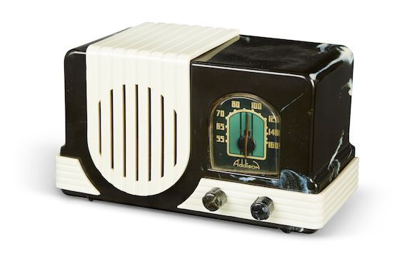 Bonhams : An Addison 2 Waterfall Grille radio 1940