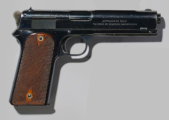 Bonhams : A Colt Model 1905 semi-automatic pistol, Serial No. 0