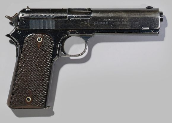 Bonhams : A U.S. Colt Model 1907 semi-automatic pistol with original ...