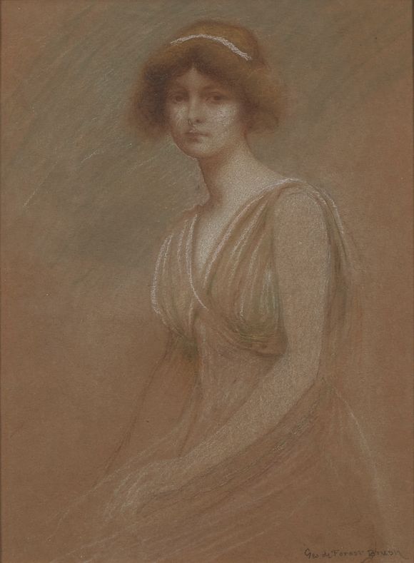 Bonhams : George de Forest Brush (American, 1855-1941) A portrait of a ...