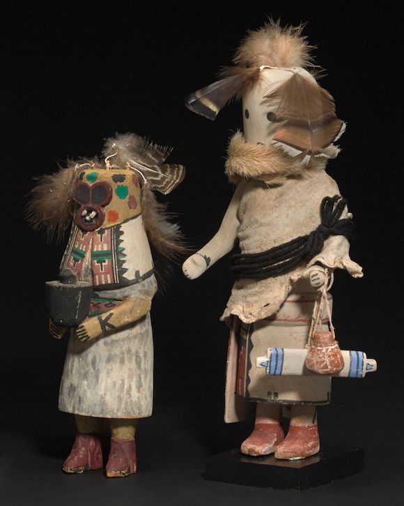 Bonhams : Two Hopi dolls