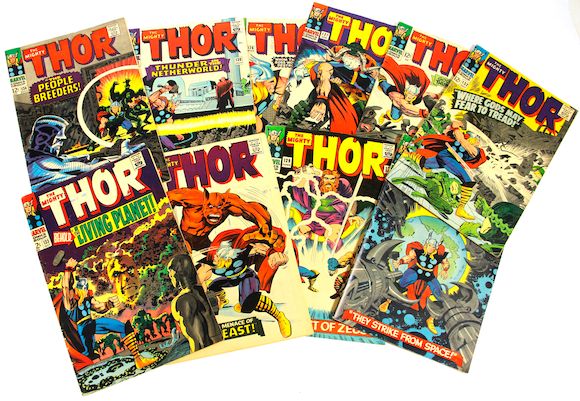Bonhams : THOR. Approx. 75 issues, 1960s-70s