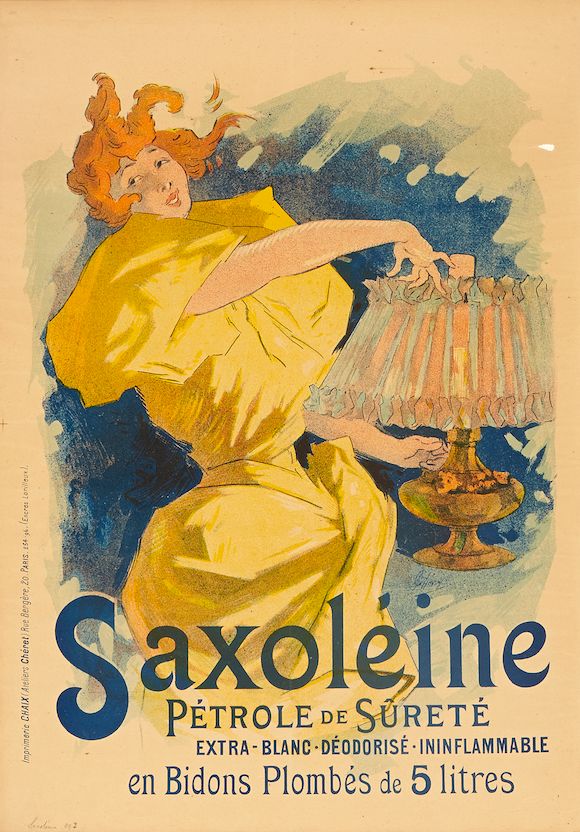 Bonhams : Jules Chéret (French, 1836-1932); Saxoléine;