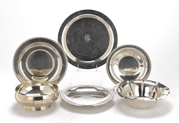 Bonhams : An assembled group of American sterling silver hollowware by ...