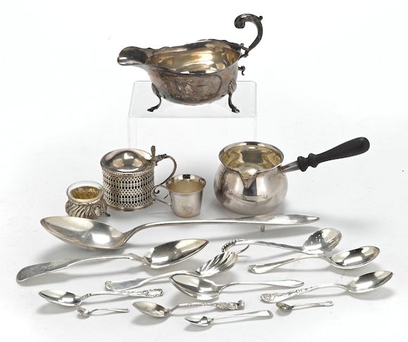 Bonhams : An International group of silver flatware and holloware by ...