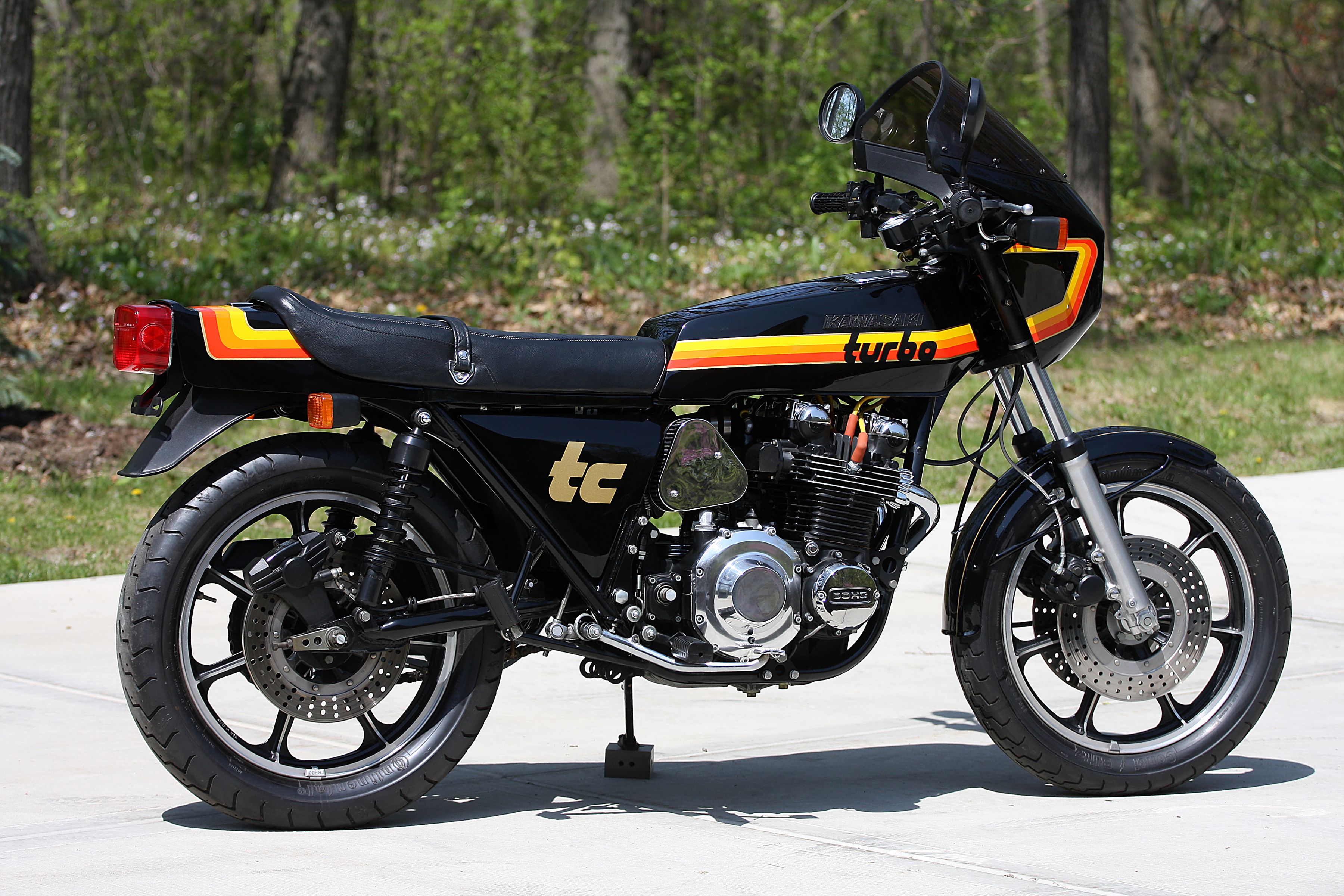 Bonhams Cars : Japan's first turbocharged streetbike,1978 Kawasaki Z1R ...