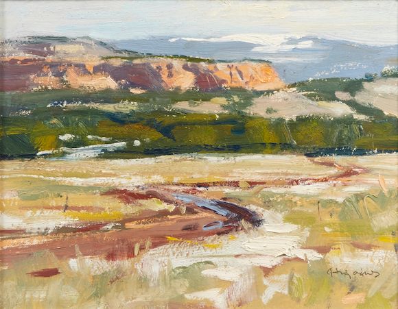 Bonhams : Doug Higgins (American, born 1939) Cliffs at Puye