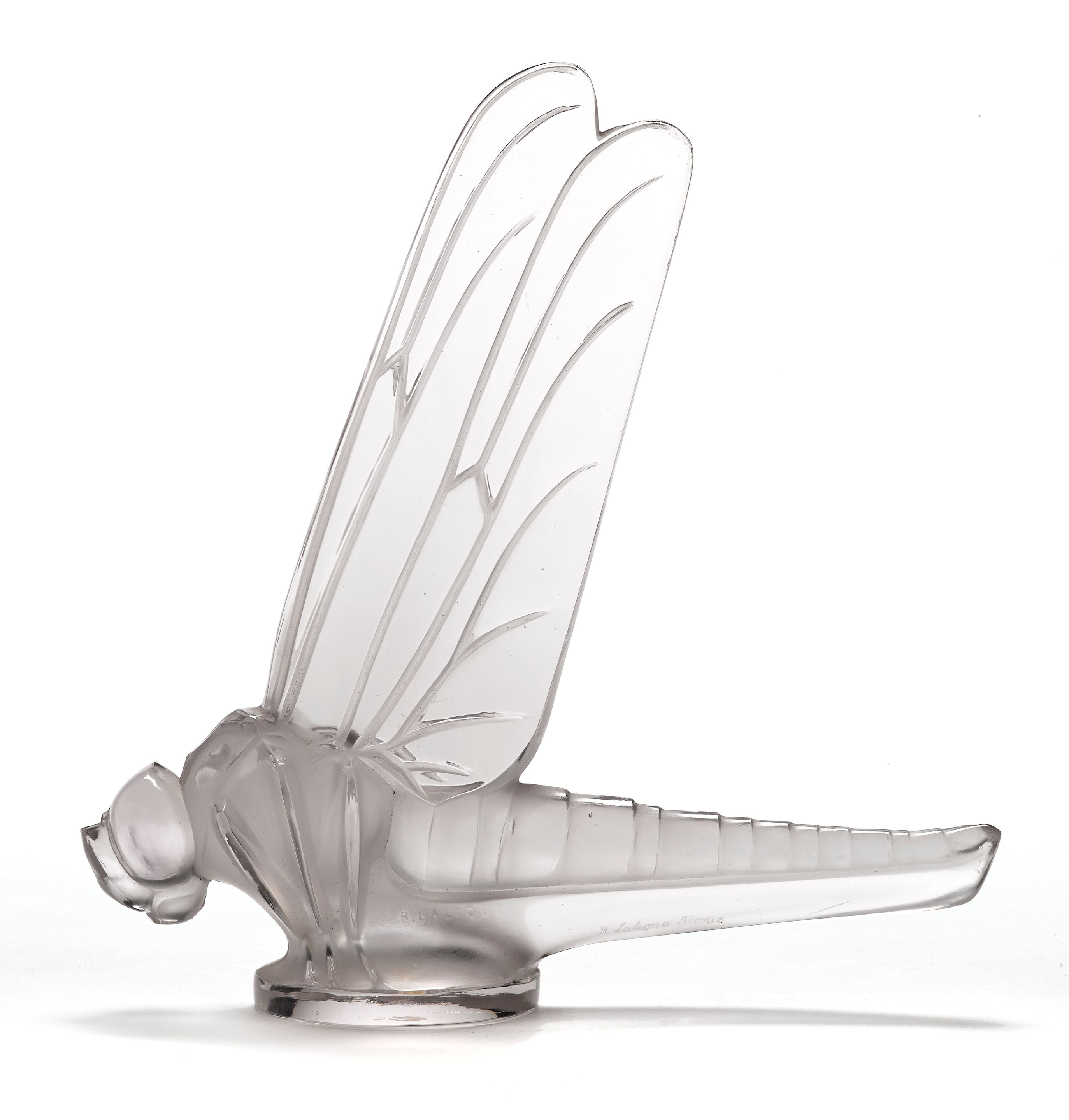 Bonhams Cars : A 'Grande Libellule' glass mascot by René Lalique ...