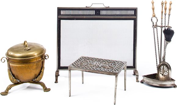 Bonhams : An assembled group of hearth equipment 19th and 20th century