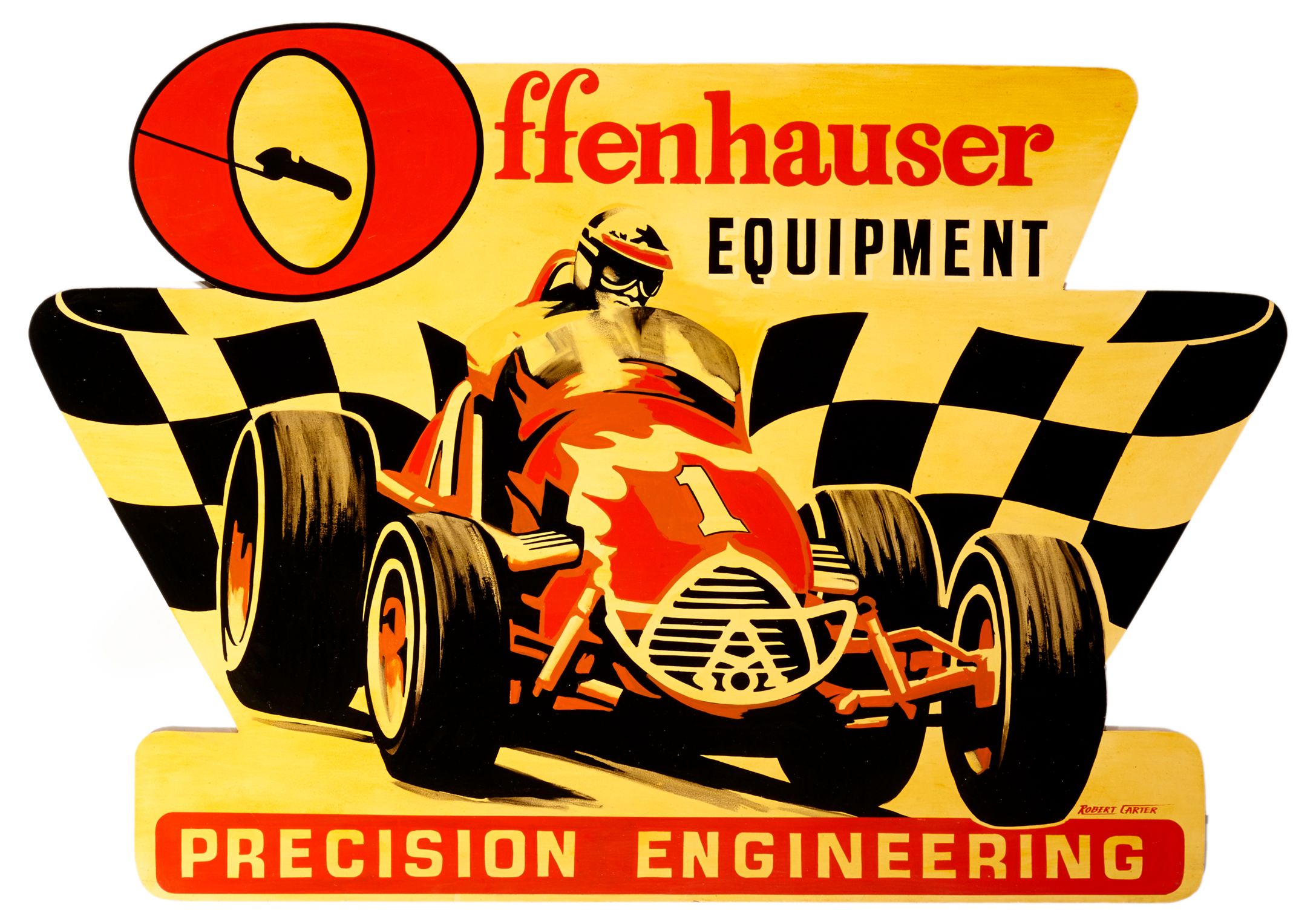Bonhams Cars : Robert Carter: Offenhauser, 48 x 68 ins.