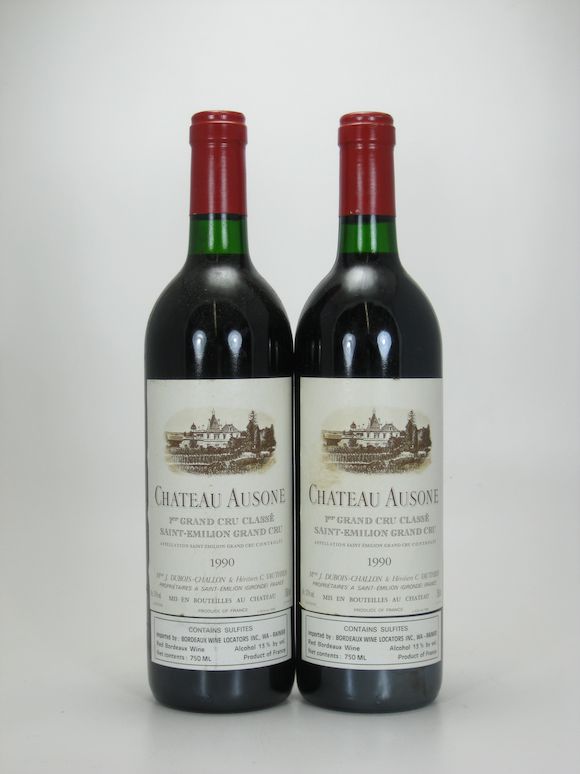 Bonhams : Château Ausone 1990 (6)