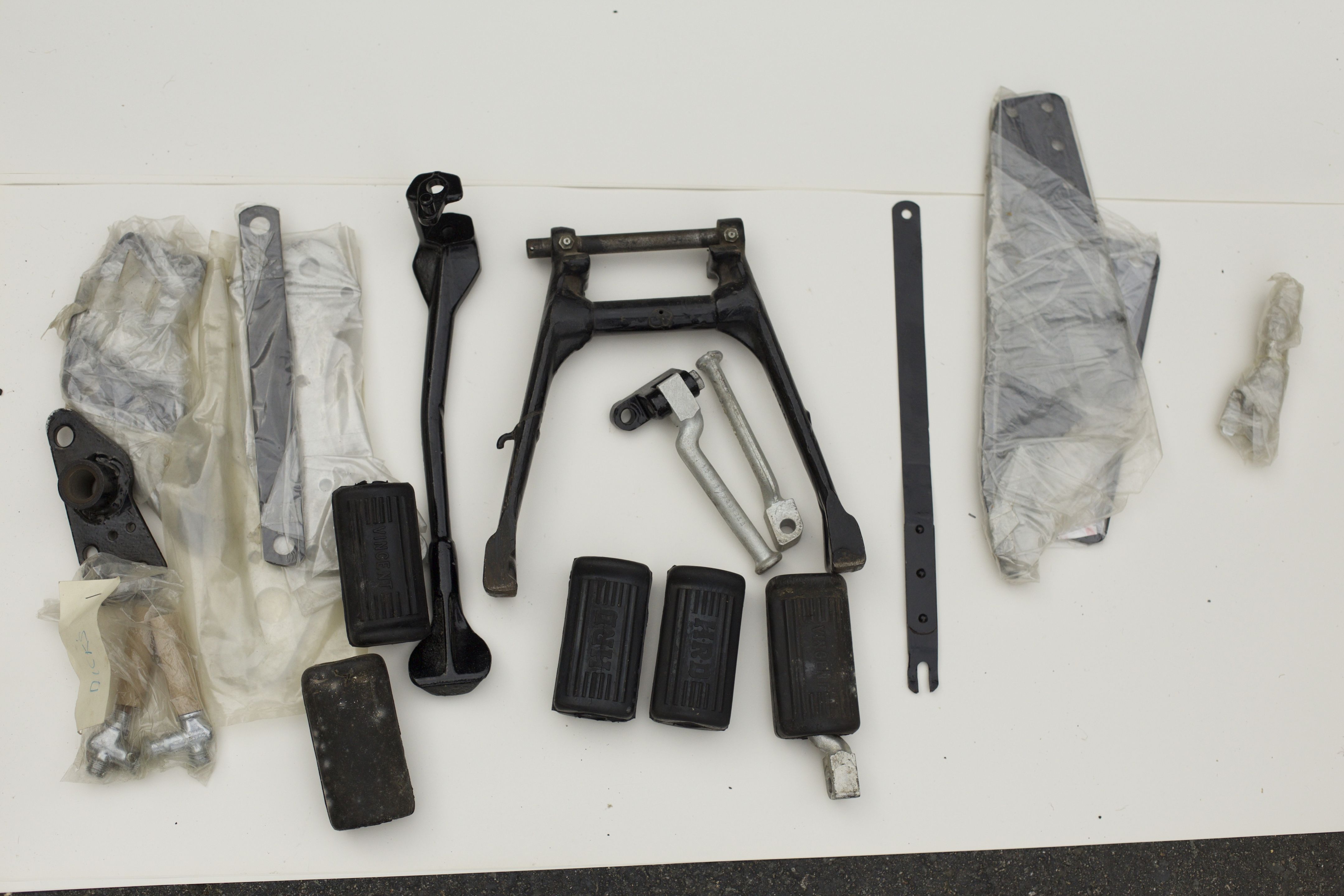 Bonhams Cars : An assortment of Vincent frame related spares
