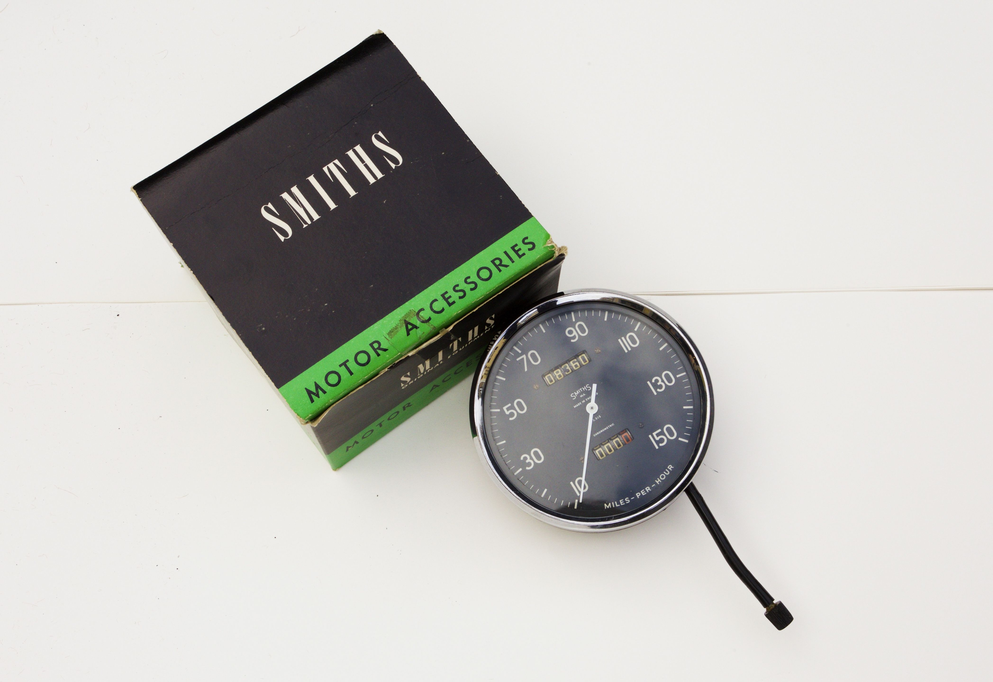 Bonhams Cars : A Vincent "Black Shadow" 150mph Speedometer,