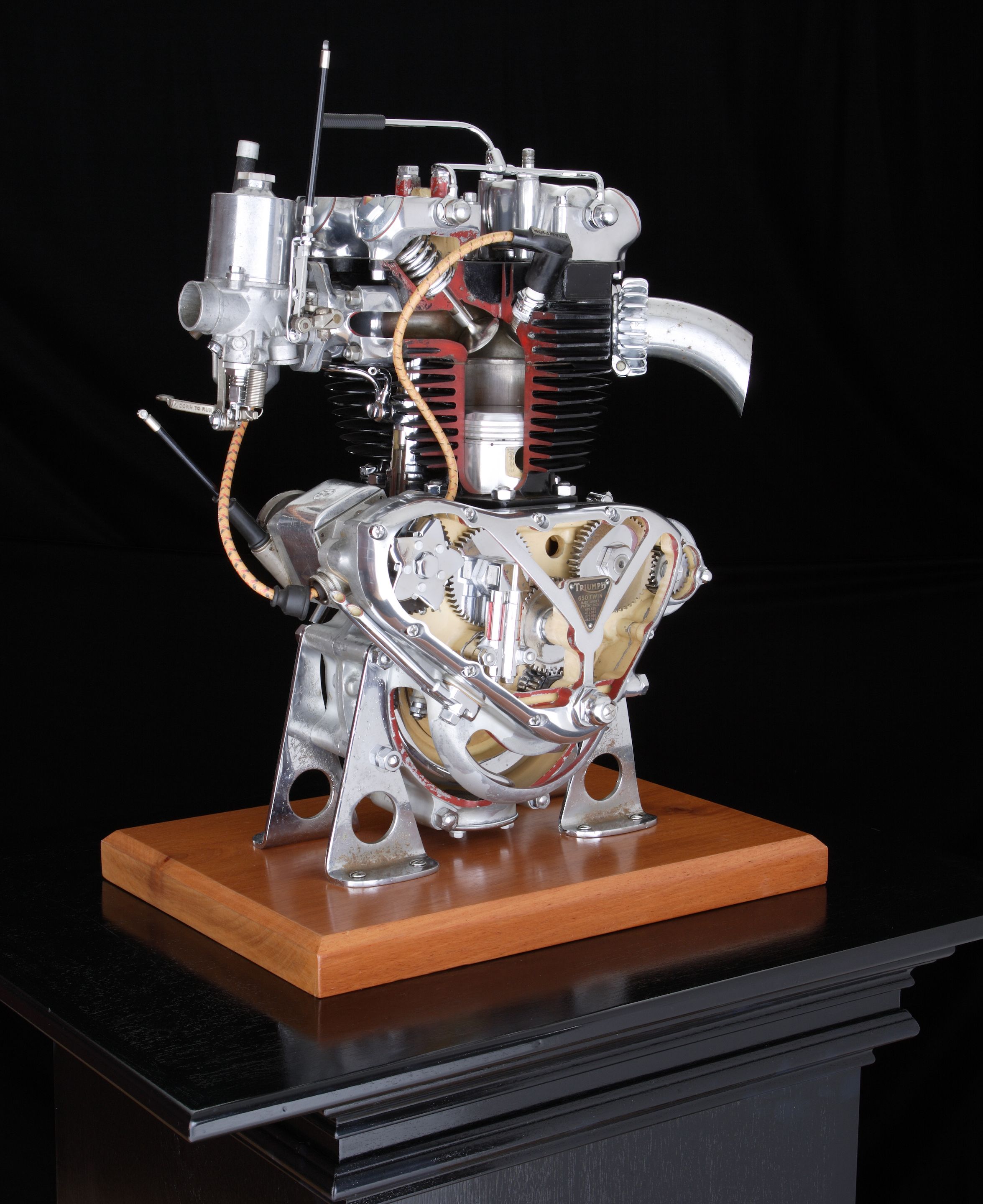 Bonhams Cars : c.1952 Triumph 6T 650 Cutaway Engine