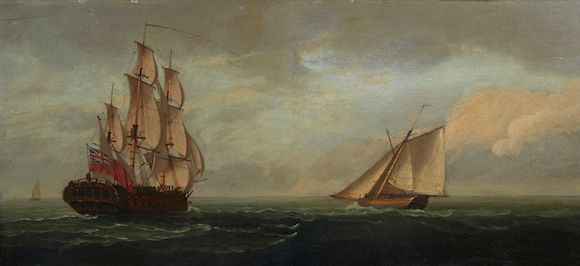 Bonhams : Francis Swaine (London circa 1720-1782) The British frigate ...