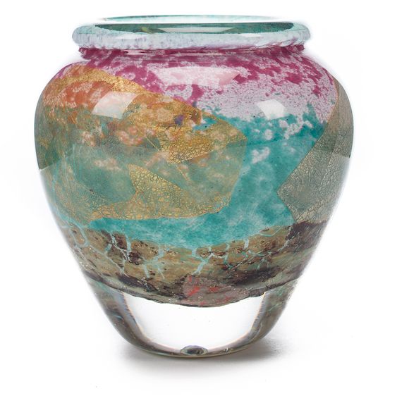 Bonhams : Jean Claude Navarro (French, born 1943) Vase, 1990 inscribed ...
