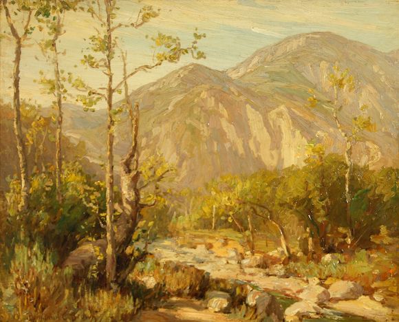 Bonhams : Benjamin Chambers Brown (American, 1865-1942) Eaton Canyon ...