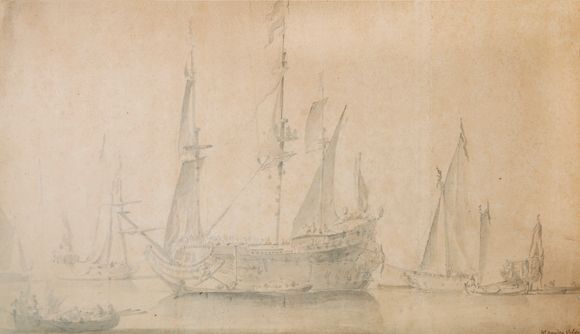 Bonhams : Willem van de Velde the Elder (Leiden 1611-1693 London) Ships ...