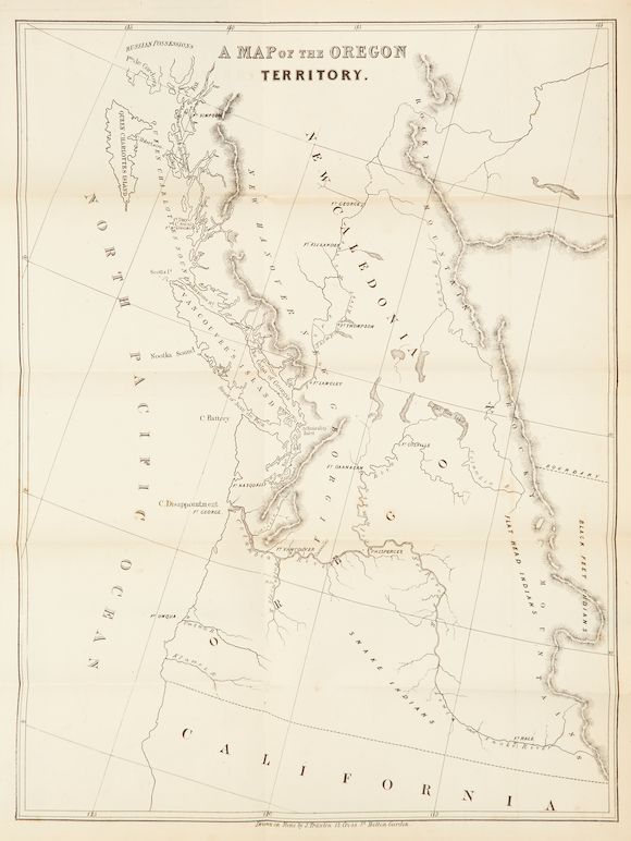 Bonhams : DUNN, JOHN. History of the Oregon Territory and British North ...