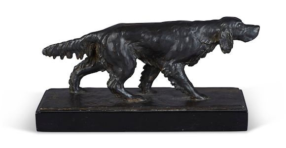 Bonhams : Richard Fath (French, 1900-1952) English Setter height 3in ...