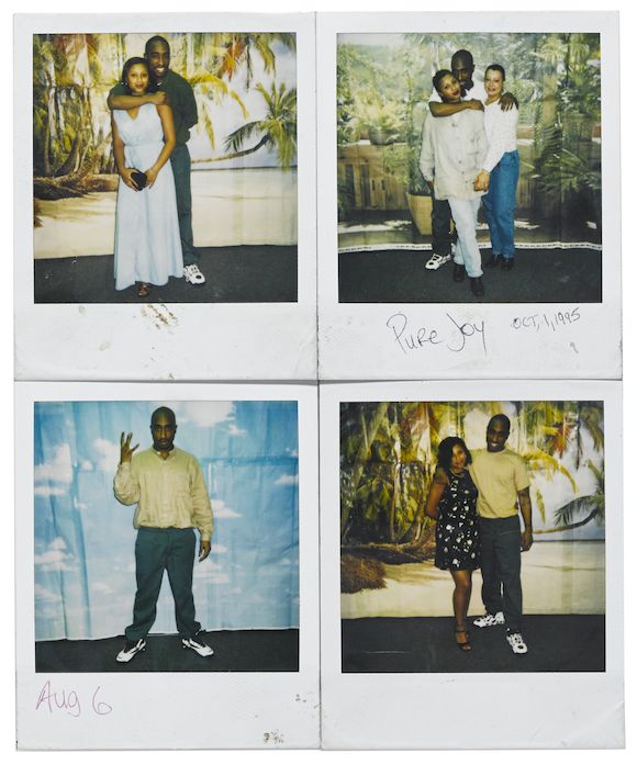 Bonhams : A collection of four Polaroid photographs of Tupac Shakur