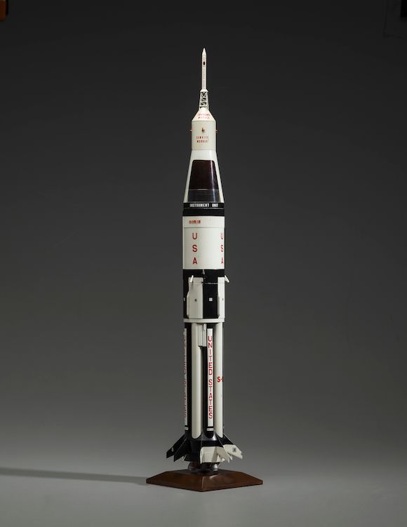 Bonhams : SATURN IB ROCKET MADE BY THE MARSHALL SPACE FLIGHT CENTER ...