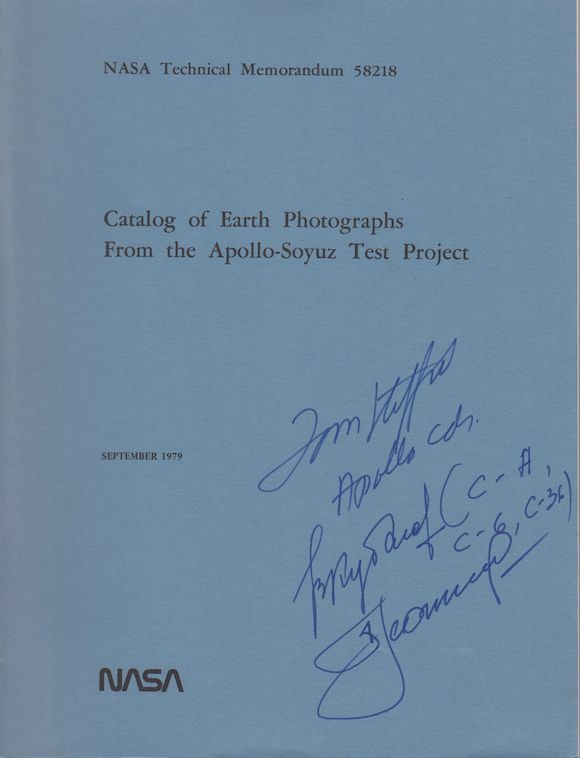 Bonhams : IMAGES OF THE APOLLO SOYUZ HASSELBLAD CAMERA PHOTOGRAPHY ...