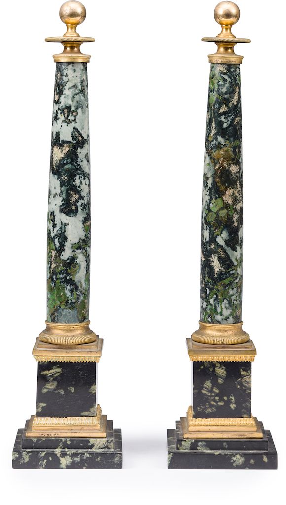 Bonhams : A pair of French Neoclassical style gilt bronze mounted ...