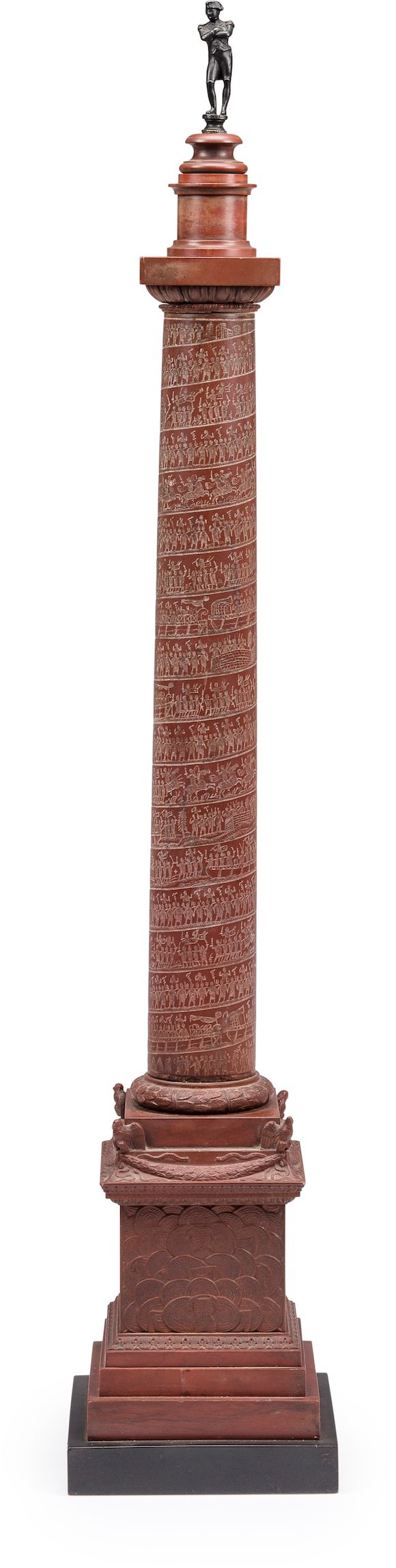 Bonhams : A Continental Neoclassical style red marble model of the ...