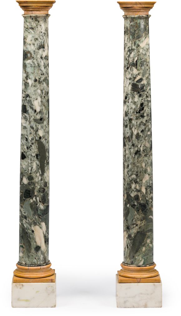 Bonhams : A pair of Italian Neoclassical Serravezza and Siena marble ...