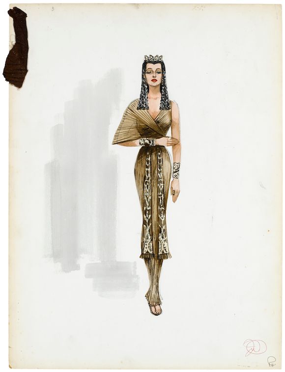 Bonhams : A Jean Louis costume design for Rita Hayworth in Salome