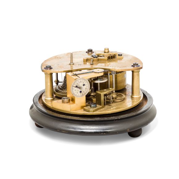 Bonhams : A fine model of an English lever escapement with unusual ...