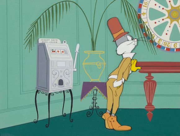 Bonhams : A Warner Bros. celluloid of Bugs Bunny from Hare-Abian Nights