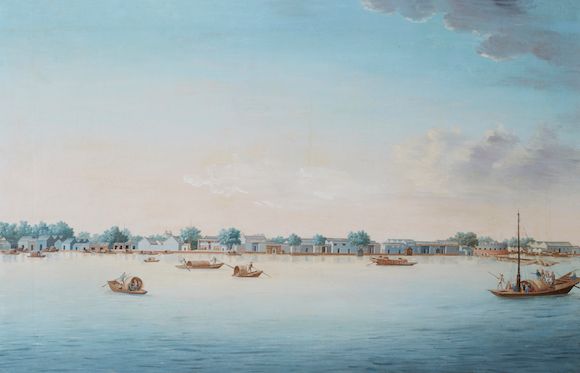 Bonhams : Canton Harbor Anonymous, Guangdong school, circa 1800